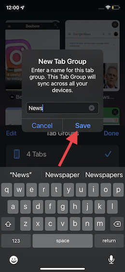 How to Use Tab Groups in Safari on iOS 15, iPadOS 15 | Beebom