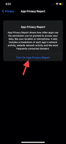 What is App Privacy Report in iOS 15 and How to Use It? (2021) | Beebom