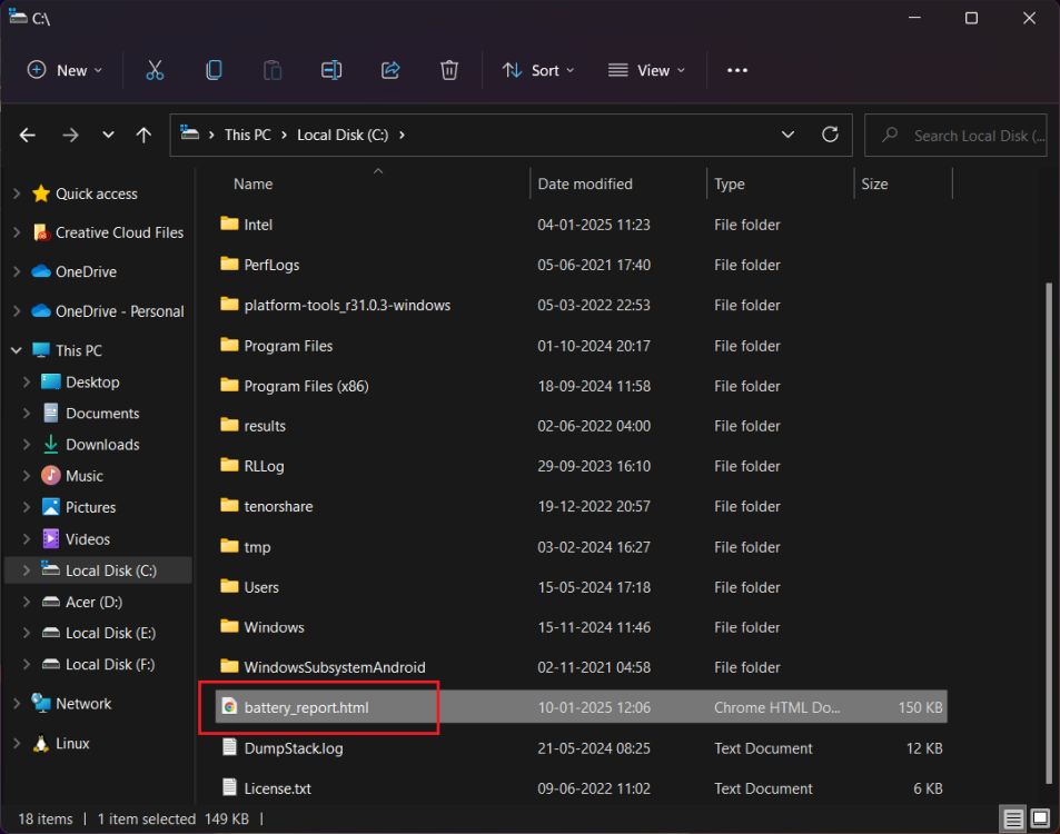How to Check Laptop Battery Health in Windows 11 | Beebom