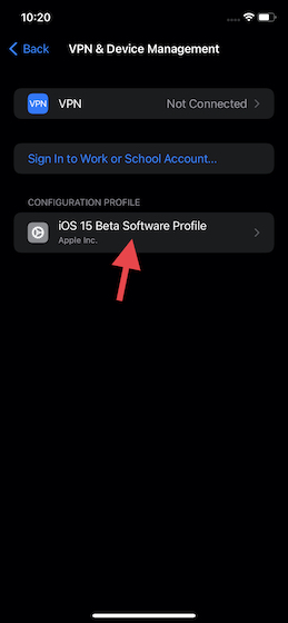 How to Remove iOS 15 Beta Profile from iPhone [Easy Guide] | Beebom