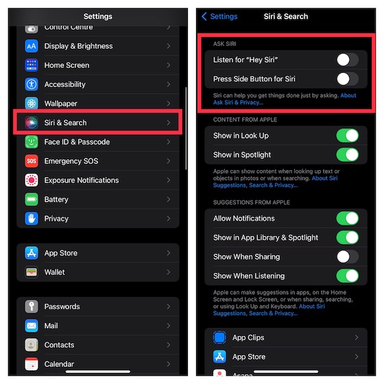 How to Turn off Siri on iPhone and iPad (2022) | Beebom