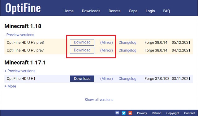 How to Install OptiFine in Minecraft 1.18.1 in 2022 [Guide] | Beebom