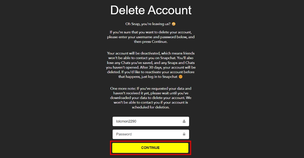 How to Delete Snapchat Account | Beebom