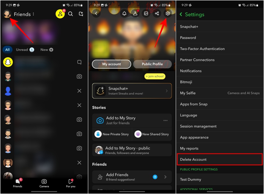 How to Delete Snapchat Account | Beebom