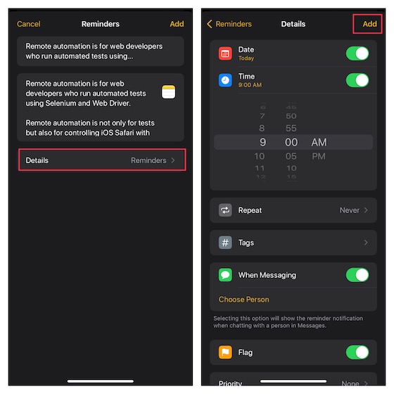 How to Set a Reminder on iPhone and iPad (2022) | Beebom