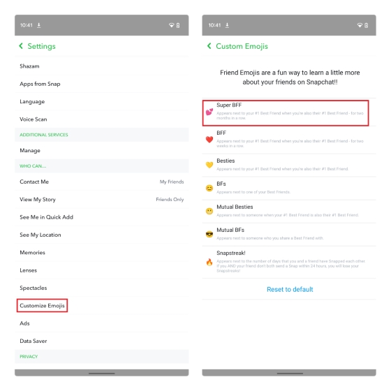 How to Change Snapchat Emojis in 2022 (Easiest Guide) | Beebom