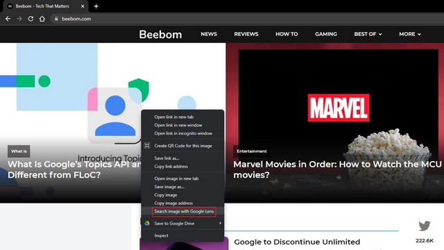 How To Enable Disable Visual Search Button In Microsoft Edge Beebom