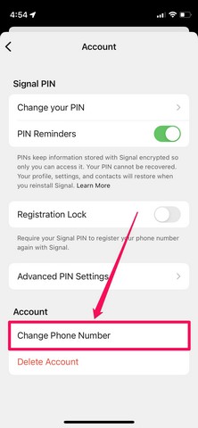 How to Change Your Phone Number in Signal (2022) | Beebom