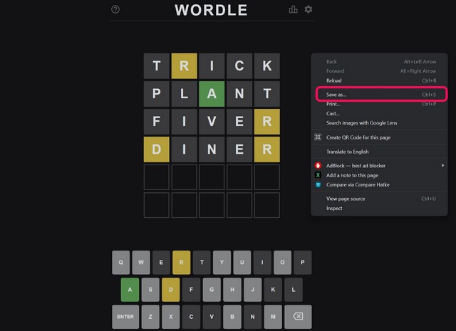 How to Save Wordle to Your Desktop and Play It for Free | Beebom