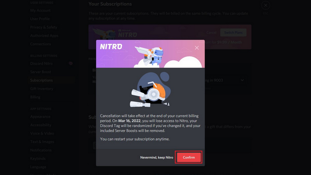 How to Cancel Discord Nitro Subscription | Beebom