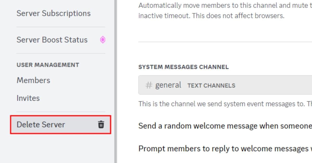 How to Delete a Discord Server | Beebom