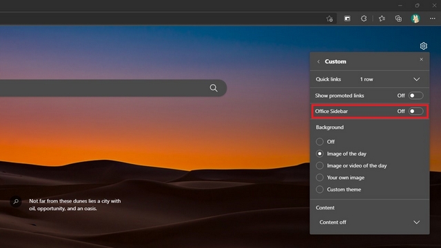 How to Enable or Disable Office Sidebar in Microsoft Edge | Beebom