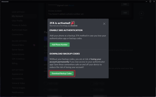 How to Enable or Disable Two-Factor Authentication (2FA) on Discord ...