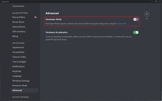 How to Enable or Disable Developer Mode on Discord (2022) | Beebom