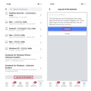 How to Log out of Facebook on All Devices in 2022 (Guide) | Beebom