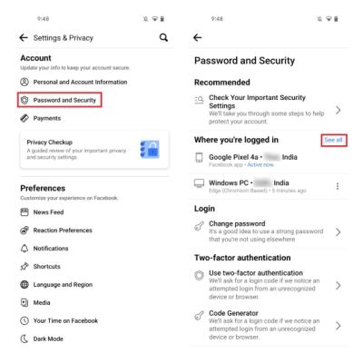 How to Log out of Facebook on All Devices in 2022 (Guide) | Beebom