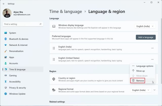 How to Remove the Language Switcher from Windows 11 Taskbar | Beebom