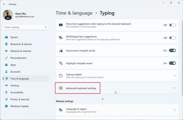 How to Remove the Language Switcher from Windows 11 Taskbar | Beebom