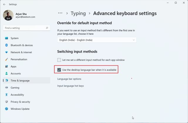 How to Remove the Language Switcher from Windows 11 Taskbar | Beebom