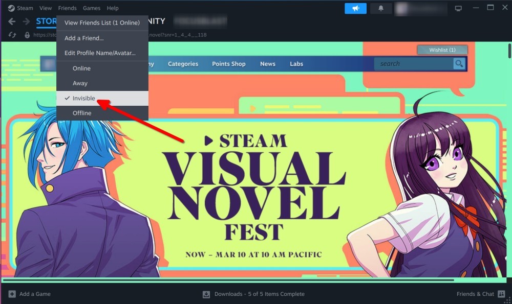How to Appear Offline on Steam | Beebom