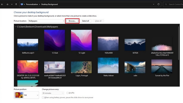 How to Set a Different Wallpaper On Each Monitor in Windows 11 | Beebom