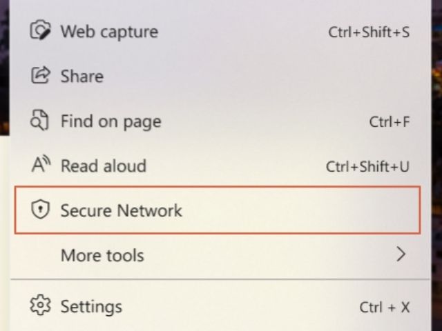 Microsoft Edge Testing a VPN-like Service Called Edge Secure Network