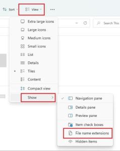 How to Show File Extensions in Windows 11 (4 Methods) | Beebom