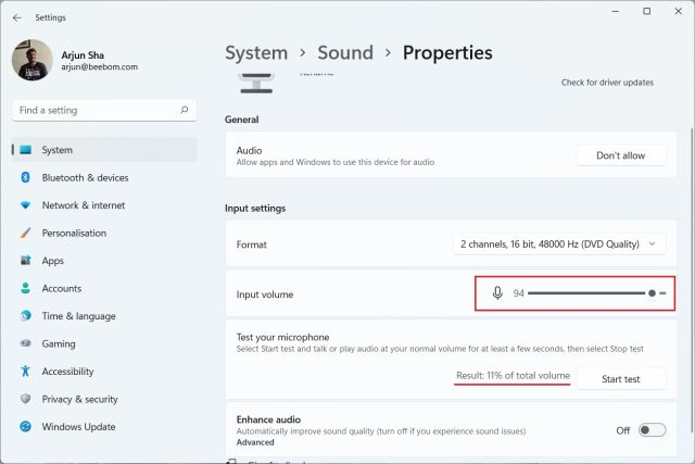 How to Set up and Test Your Microphone in Windows 11 (2022) | Beebom