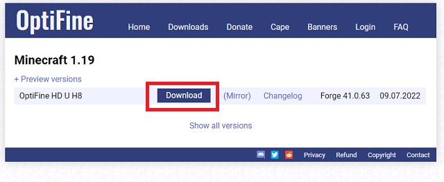 How to Install OptiFine in Minecraft 1.19 to Improve Performance | Beebom