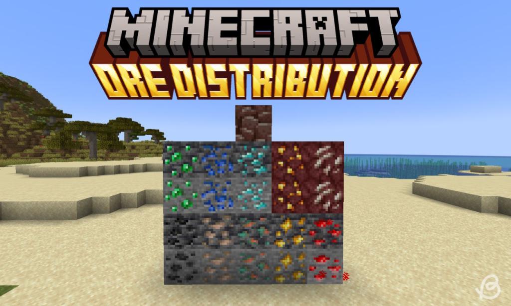 Minecraft Ore Distribution Guide: All Ore Levels and How to Find Them ...