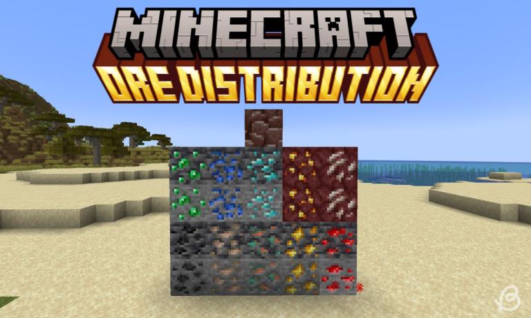 Minecraft Ore Distribution Guide: All Ore Levels and How to Find Them ...