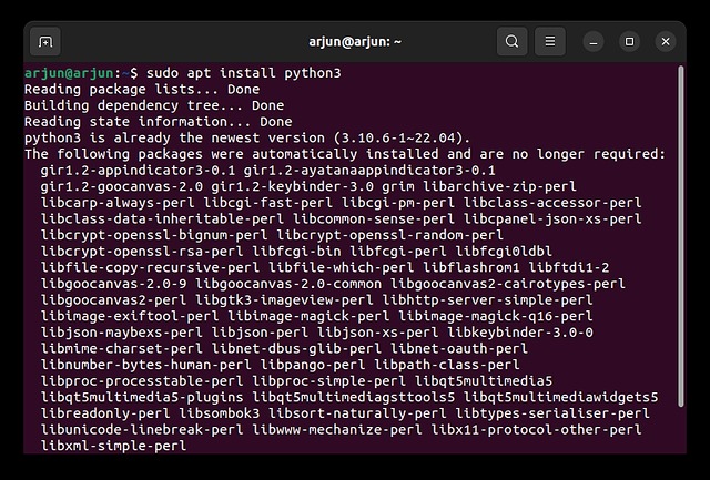 How to Install Python in Ubuntu Linux (4 Methods) | Beebom