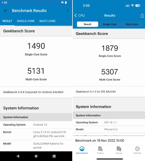 Snapdragon 8 Gen 2 vs Apple A16 Bionic: Benchmark Comparison | Beebom