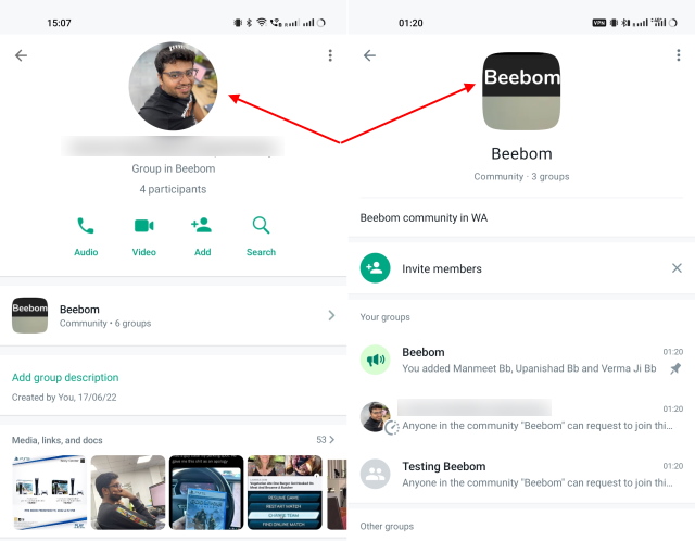 WhatsApp Communities vs Groups: What's the Difference? | Beebom