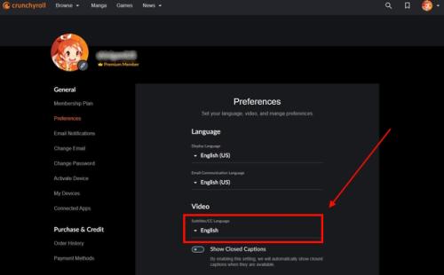 How to Change Language on Crunchyroll (2024 Guide) | Beebom