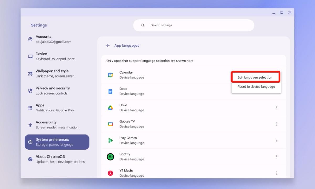 How to Change Language on Your Chromebook | Beebom