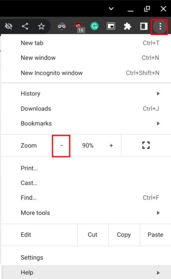 How to Zoom In and Out on a Chromebook (5 Ways) | Beebom