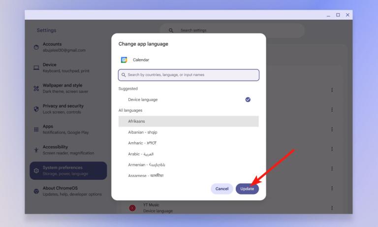 How to Change Language on Your Chromebook | Beebom