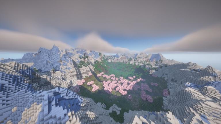 15 Best Minecraft Cherry Blossom Seeds (December 2025) | Beebom