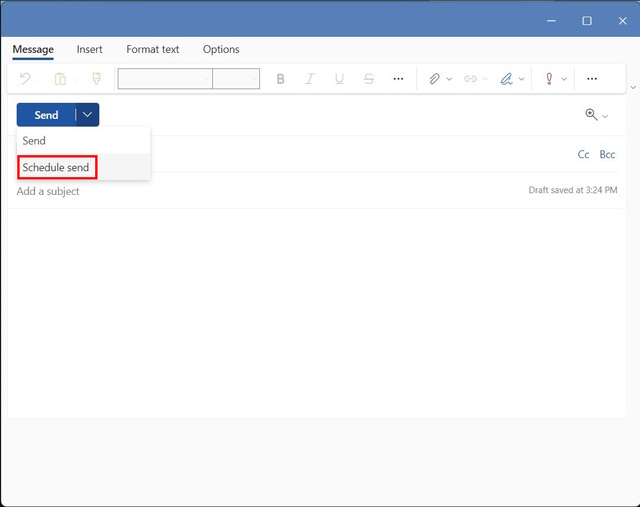 How to Schedule an Email in Outlook (2024 Guide) | Beebom