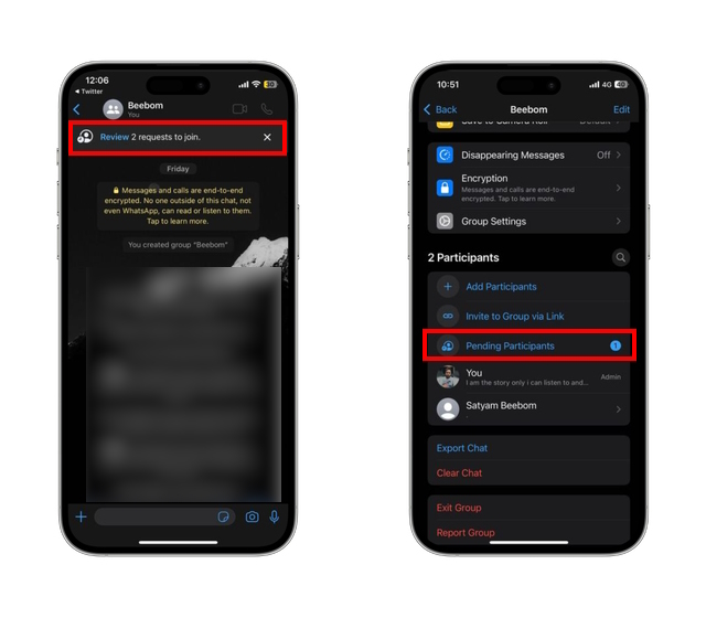 How to Use New Participant Approval Feature for WhatsApp Groups | Beebom