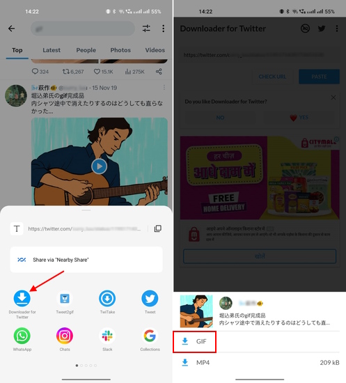How to Download GIF from Twitter on Android, iPhone & Web | Beebom