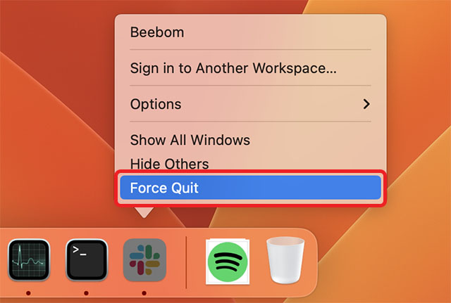 How to Force Quit Apps on Mac (All Methods) | Beebom