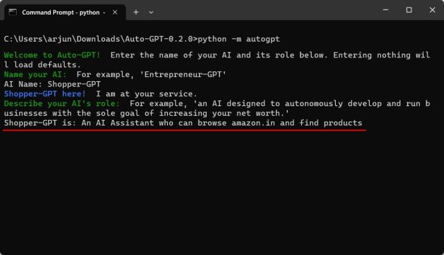 How to Install and Use Auto-GPT: An Autonomous AI Tool | Beebom
