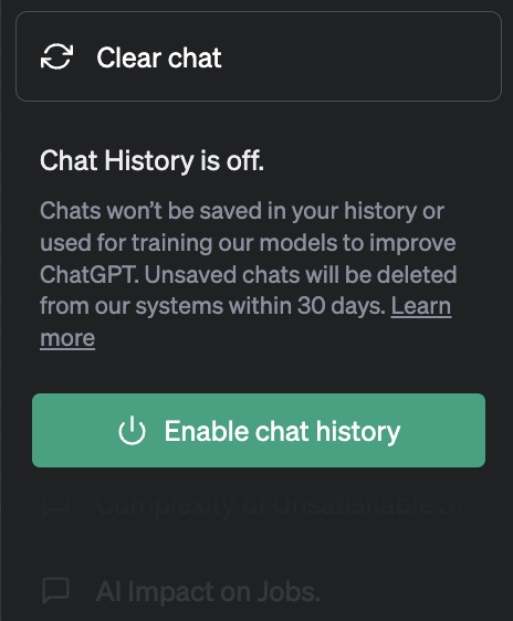 How to Turn off Chat History in ChatGPT (2024 Guide) | Beebom