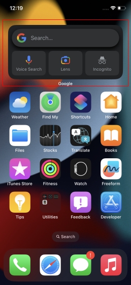 How to Add Google Search Bar to Home Screen on Android and iOS | Beebom