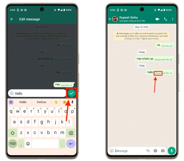 How to Edit Sent Messages on WhatsApp (2024 Guide) | Beebom