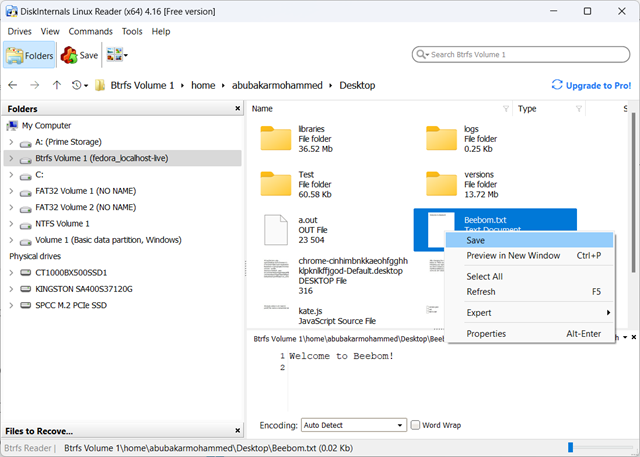 How To Access Linux Files From Windows 1011 Beebom