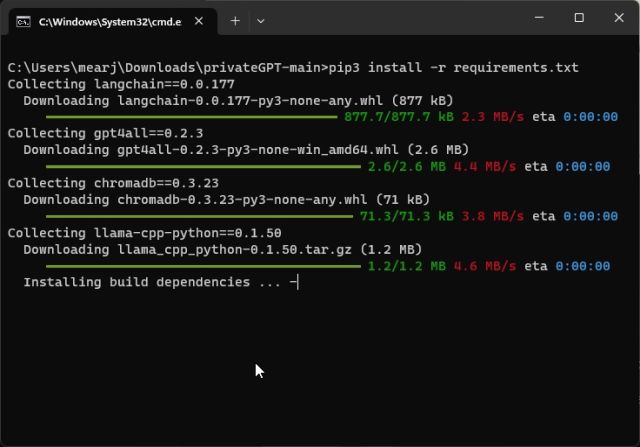 How to Train a Custom AI Chatbot Using PrivateGPT Locally (Offline ...