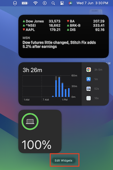 How to Add Widgets to Your Mac Desktop on macOS Sonoma | Beebom